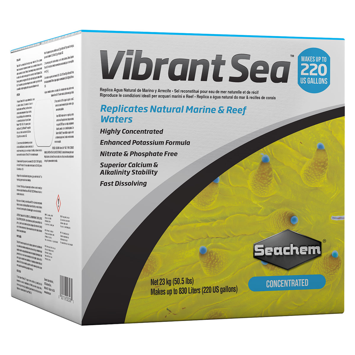 Seachem Vibrant Sea Salt - 220 gallon — Aquariumproducts.ca