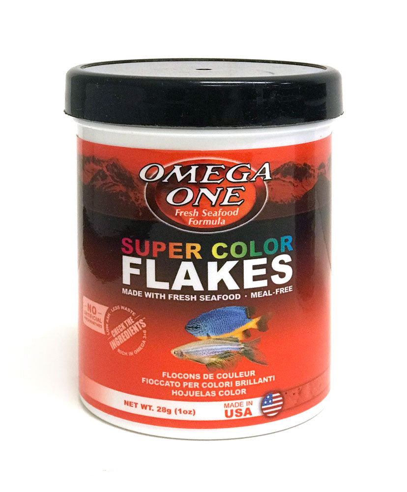 Omega One Super Color Flakes 1oz (28g) — Aquariumproducts.ca