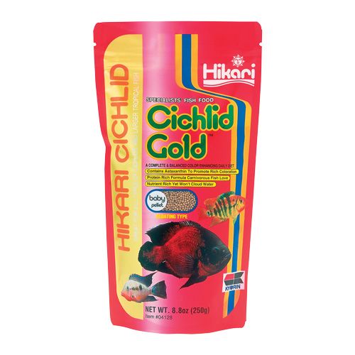 Hikari Cichlid Gold Baby Pellets - 8.8oz — Aquariumproducts.ca