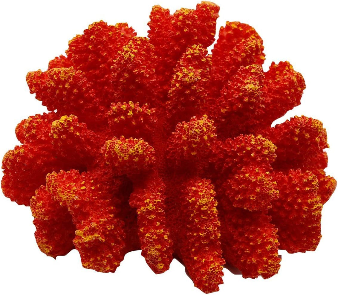 Underwater Treasures Polyped Coral - Red — Aquariumproducts.ca